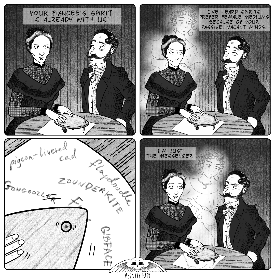 Victorian spiritualism: séances and automatic writing